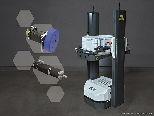 Autonome mobile Roboter von KNAPP – Flexibilität im Lager dank starker Antriebslösungen